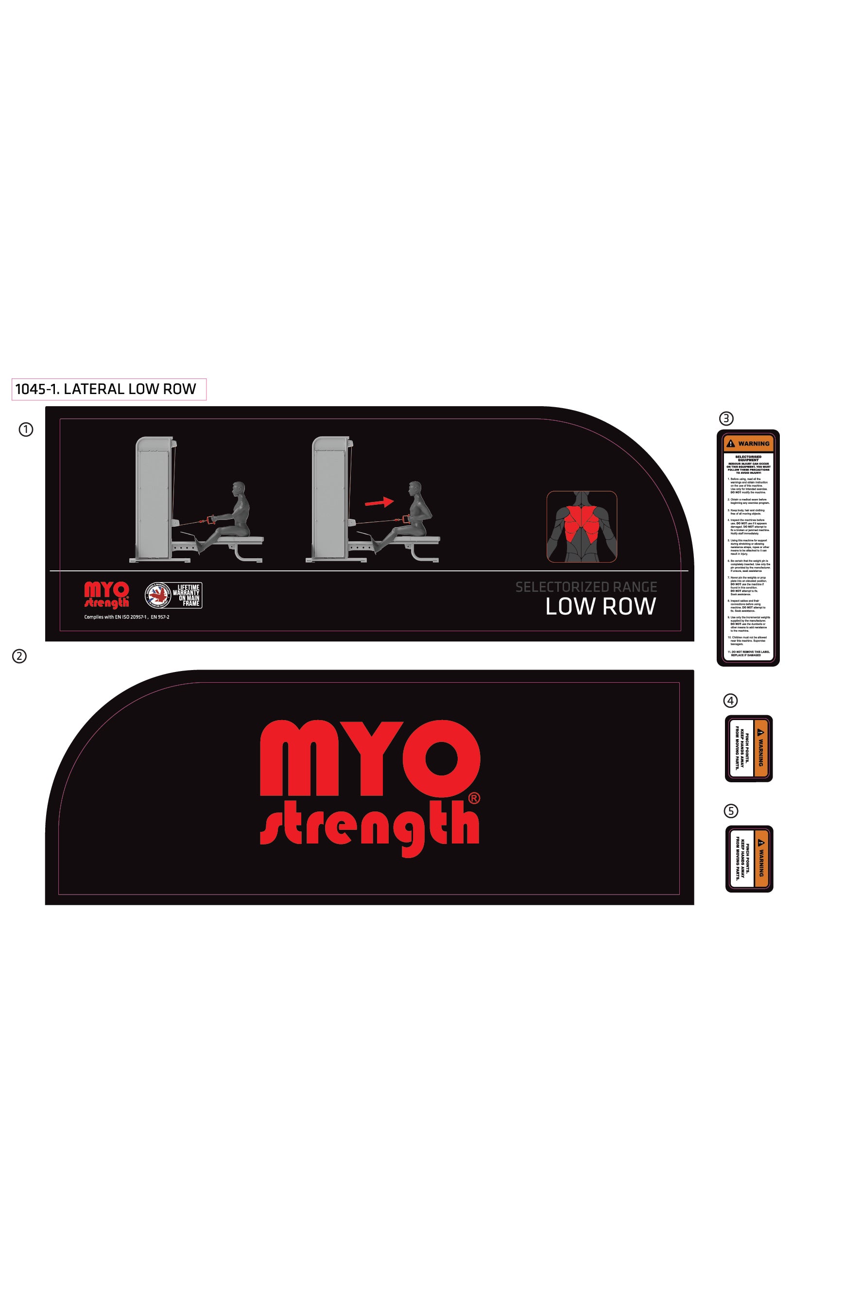 MYO - Sticker Set 1045-1 Low Row – Super-Wide Digital
